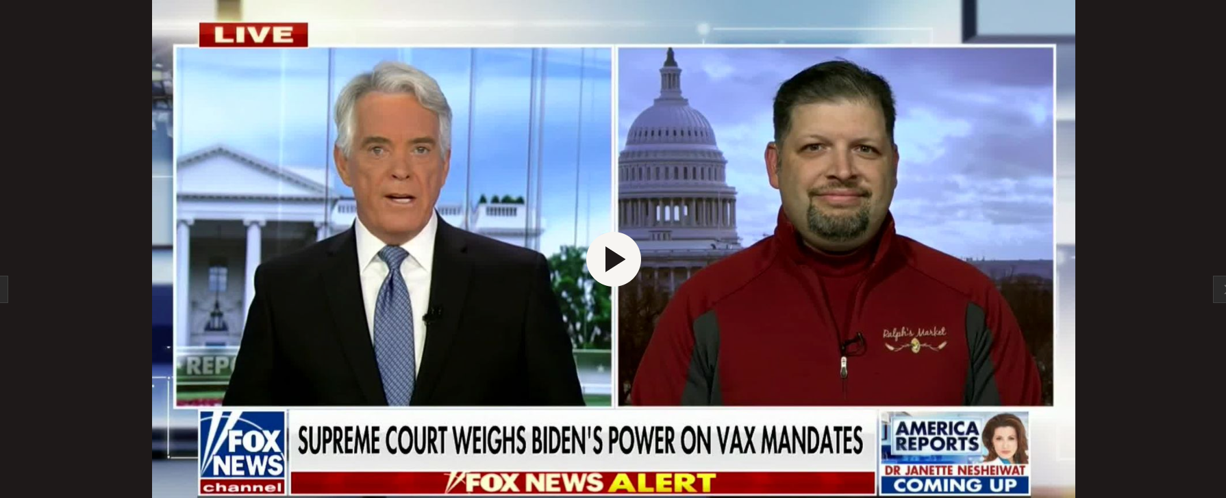 Fox News: Brandon Trosclair on Vaccine Mandate Challenge - Liberty ...